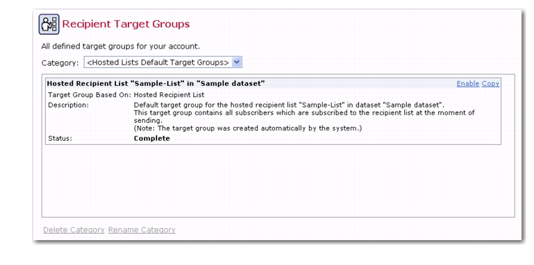The Recipient Warehouse